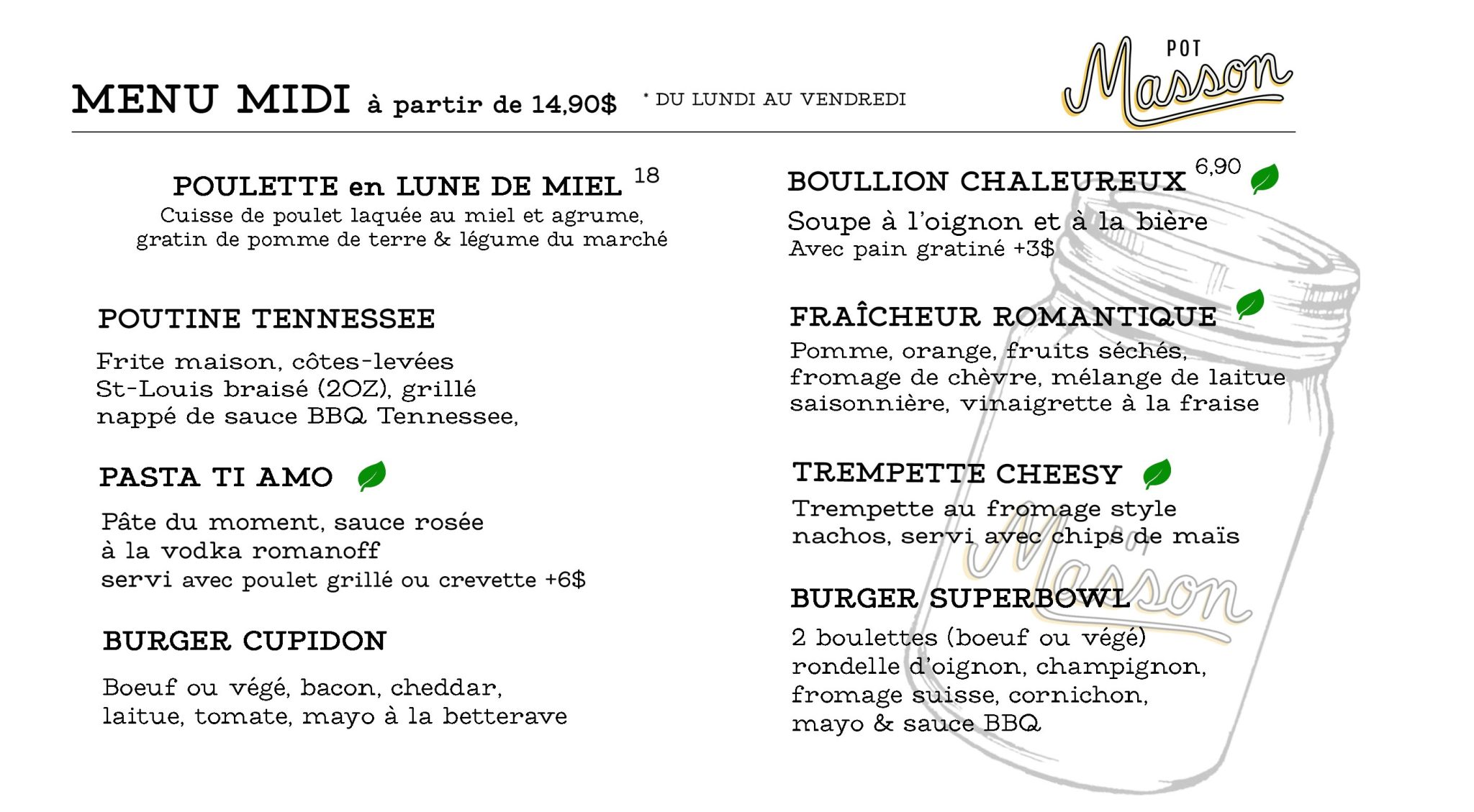 Restaurant Pot-Masson