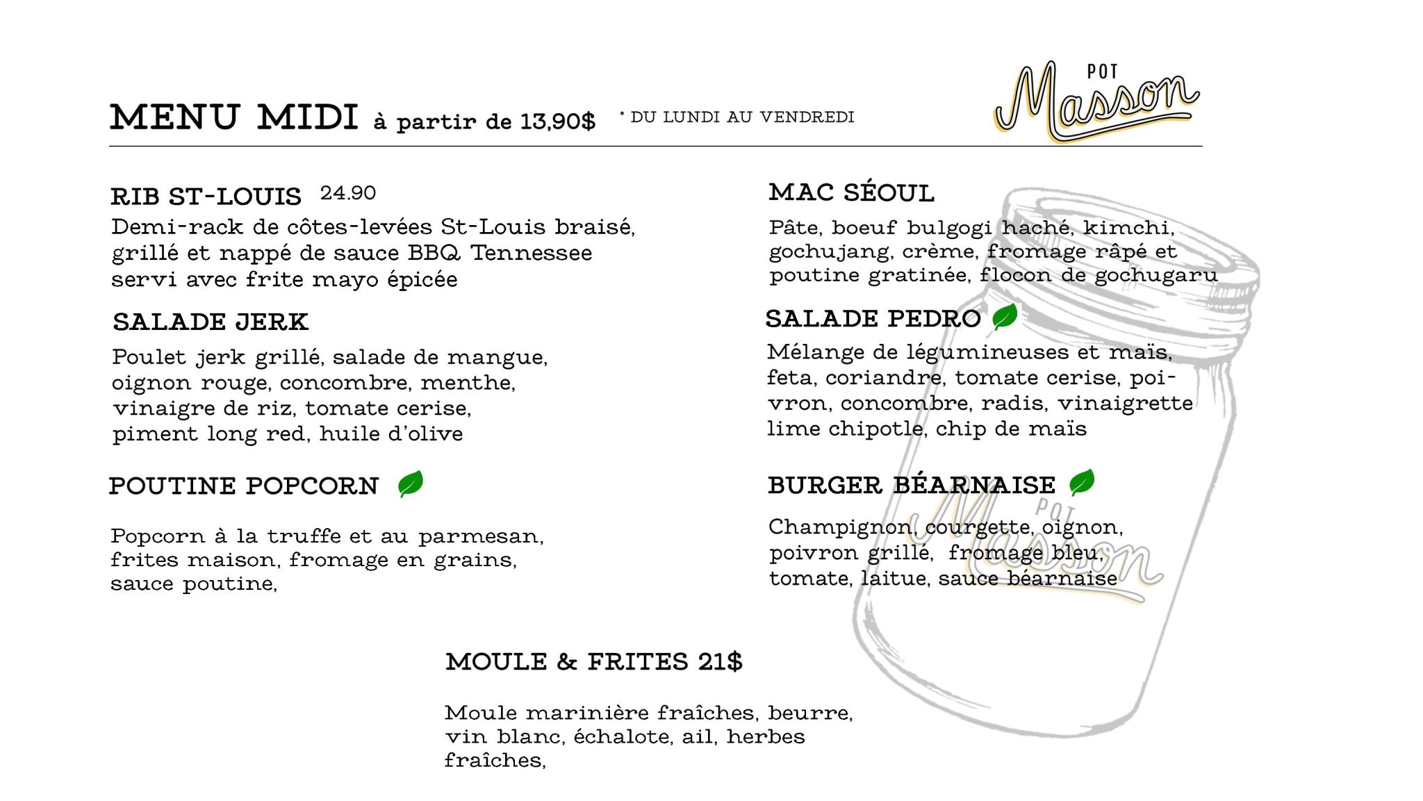 Restaurant Pot-Masson