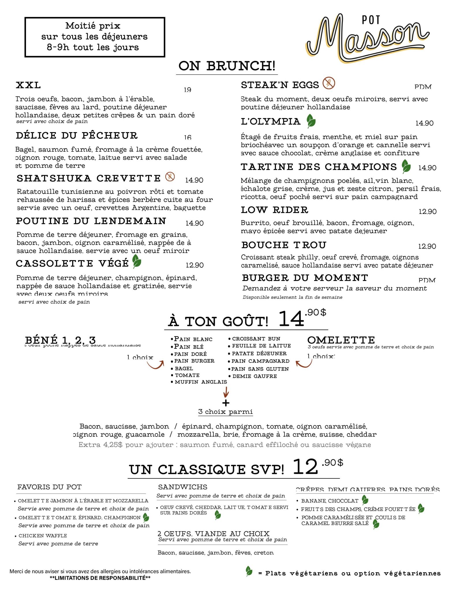 Restaurant Pot-Masson
